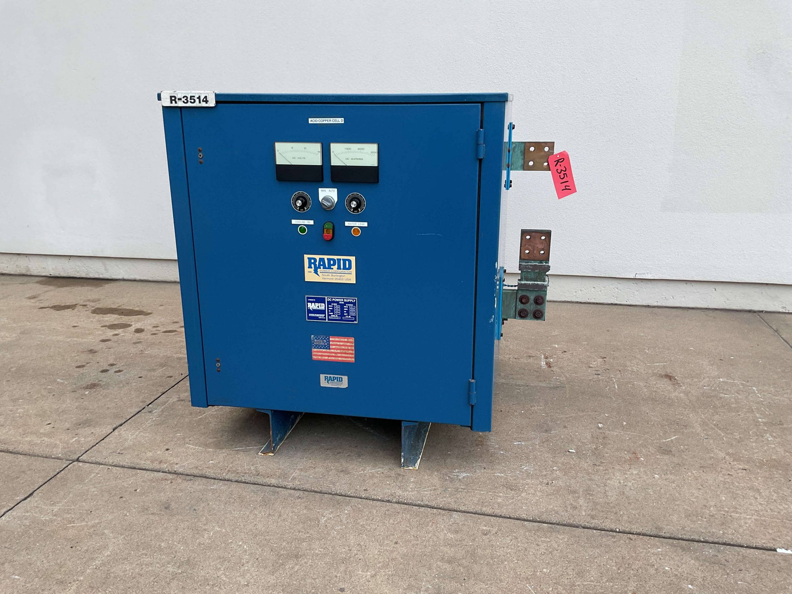 3000 Amp Rapid 9 Volt Rectifier R3514 - Lanco Corporation | Used ...