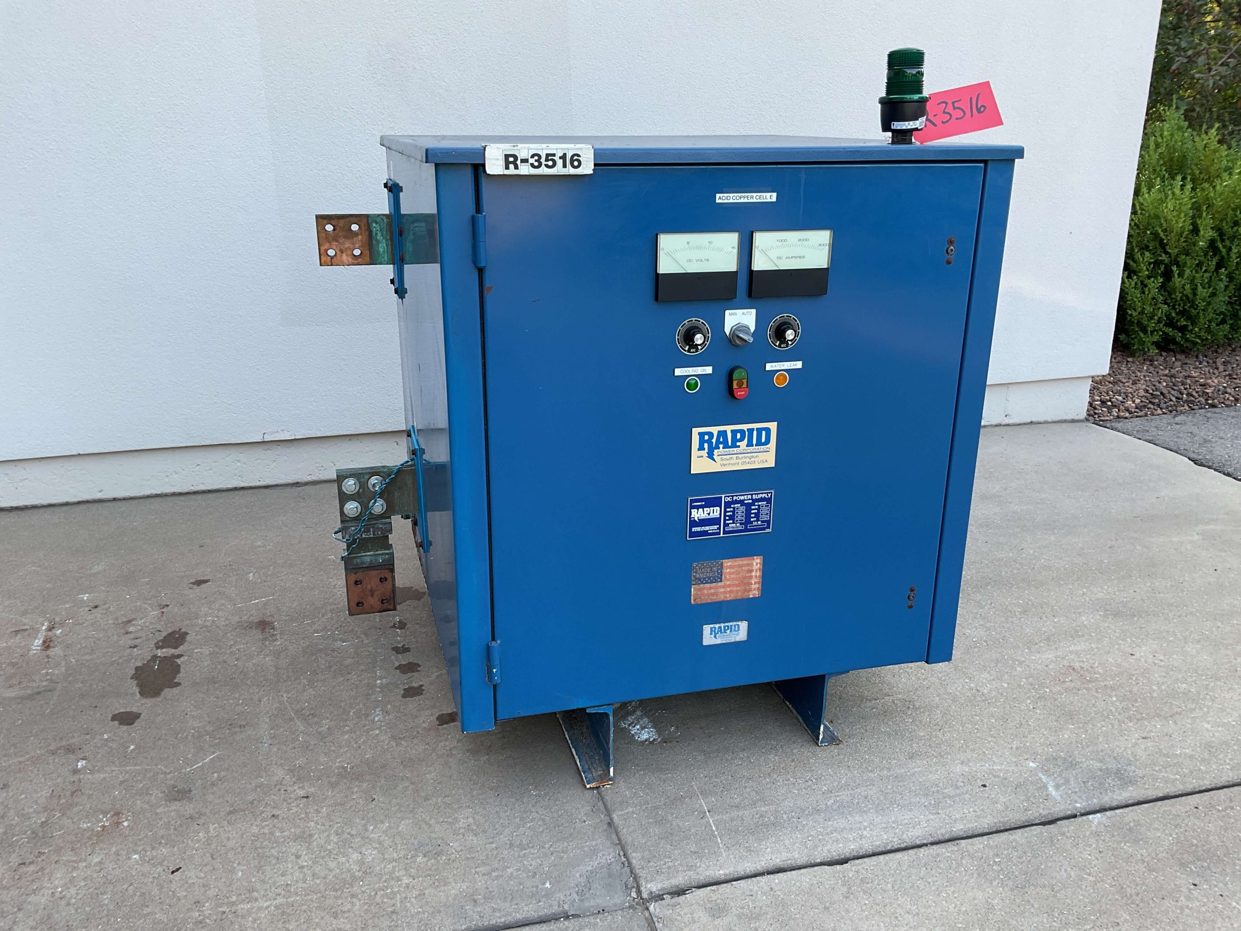 3000 Amp Rapid 9 Volt Rectifier R3516 - Lanco Corporation | Used ...