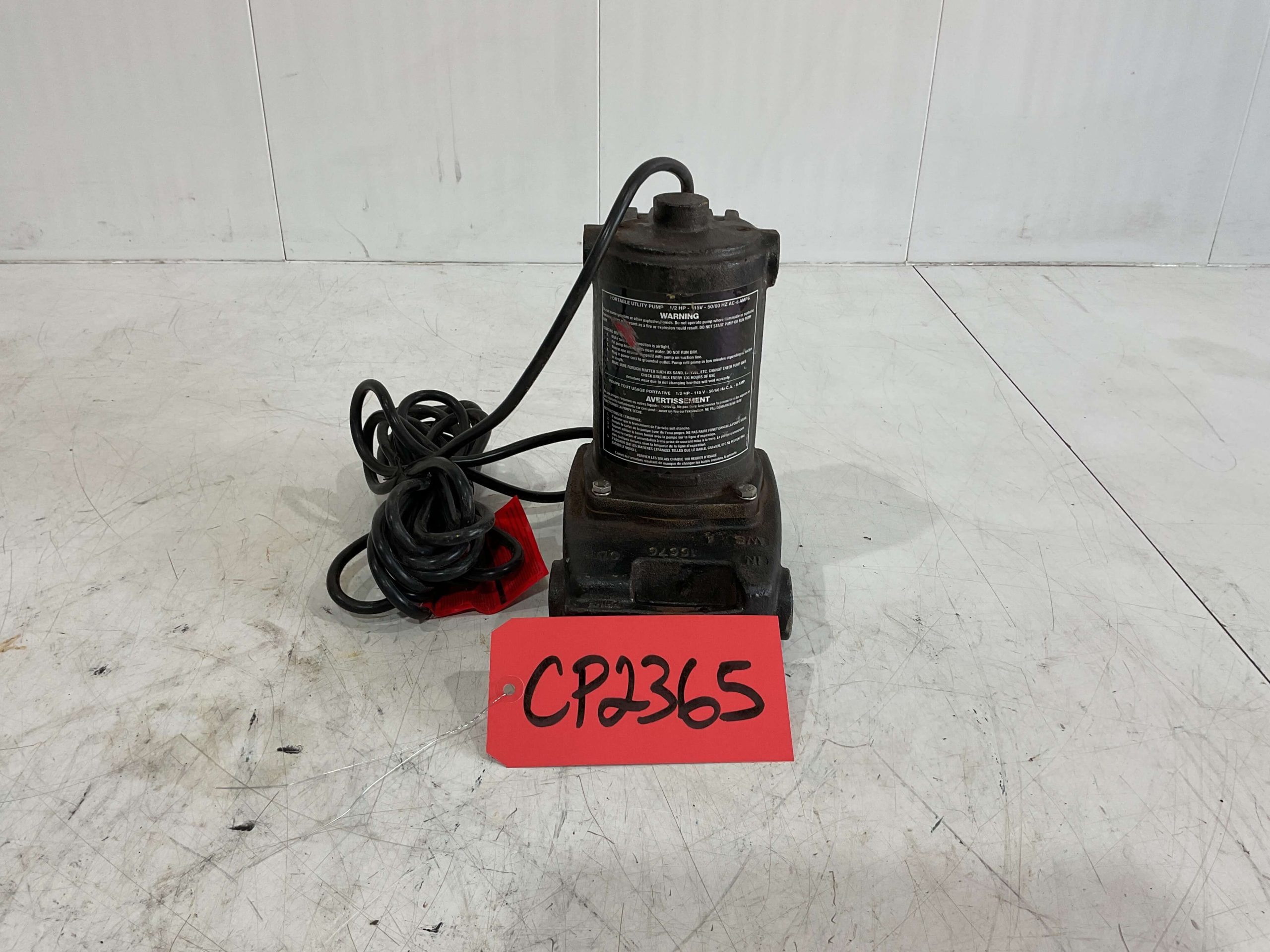 Blue Angel .50 HP 1" Inlet 1" Outlet Centrifugal Pump CP2365 - Lanco ...
