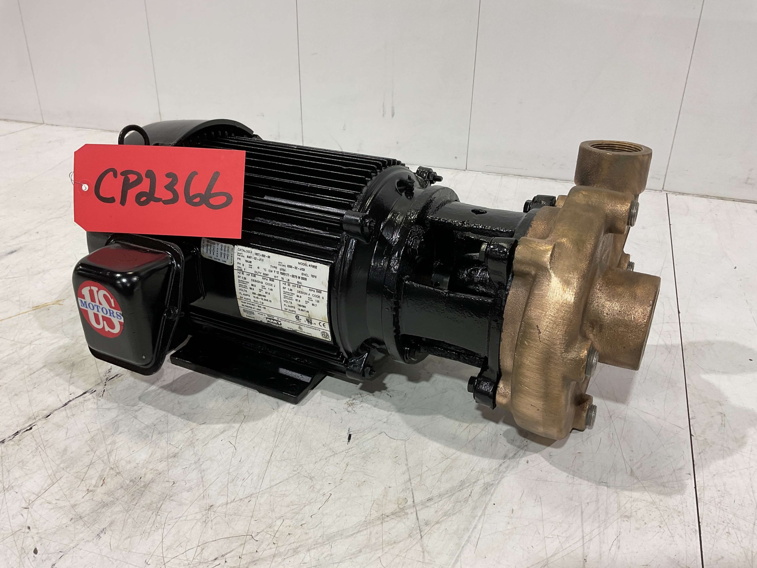 5 HP 2" Inlet 1.50" Outlet Centrifugal Pump CP2366 - Lanco Corporation ...