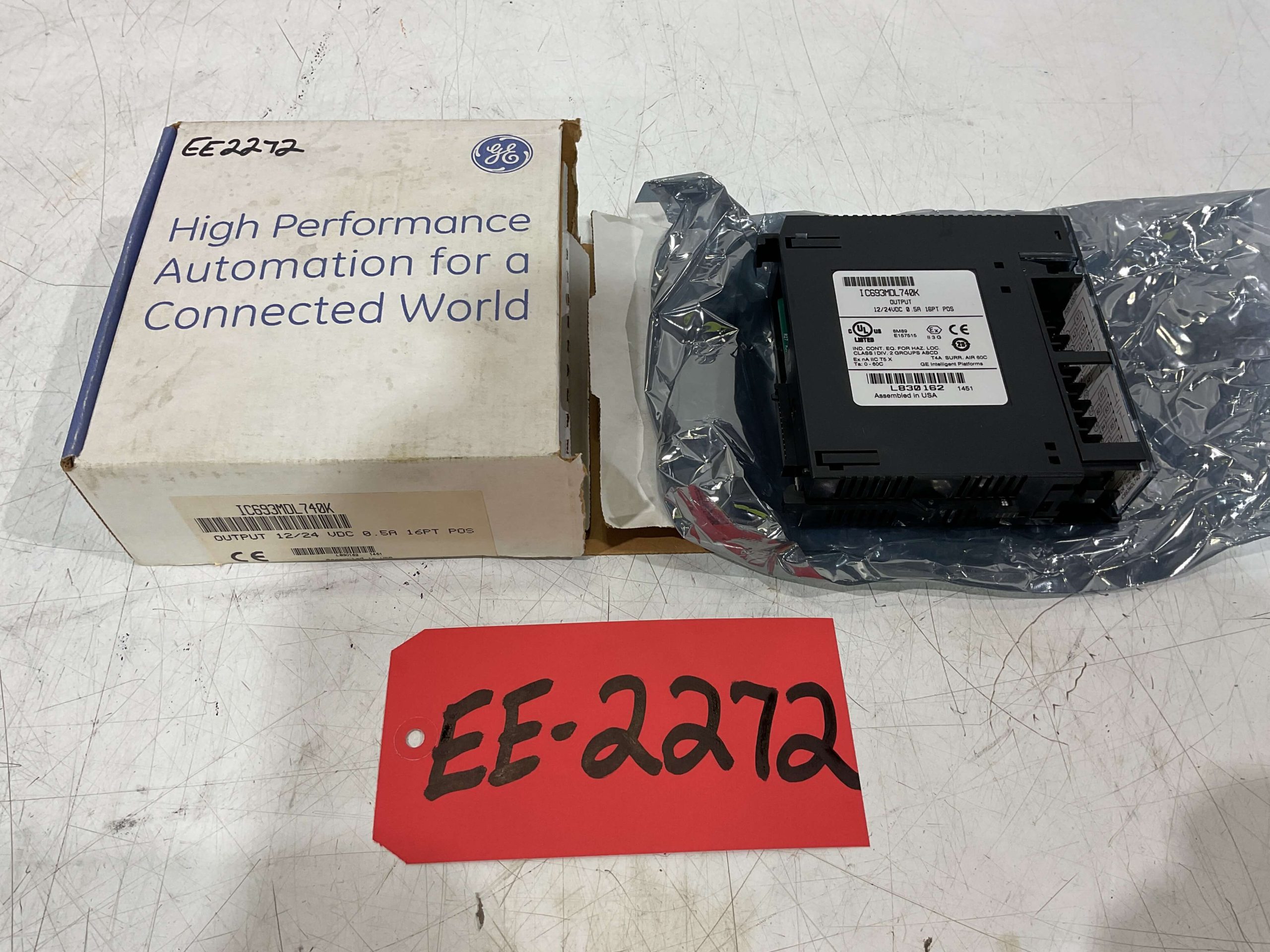 GE Series 90-30 12/24 VDC Output Module EE2272 - Lanco Corporation ...