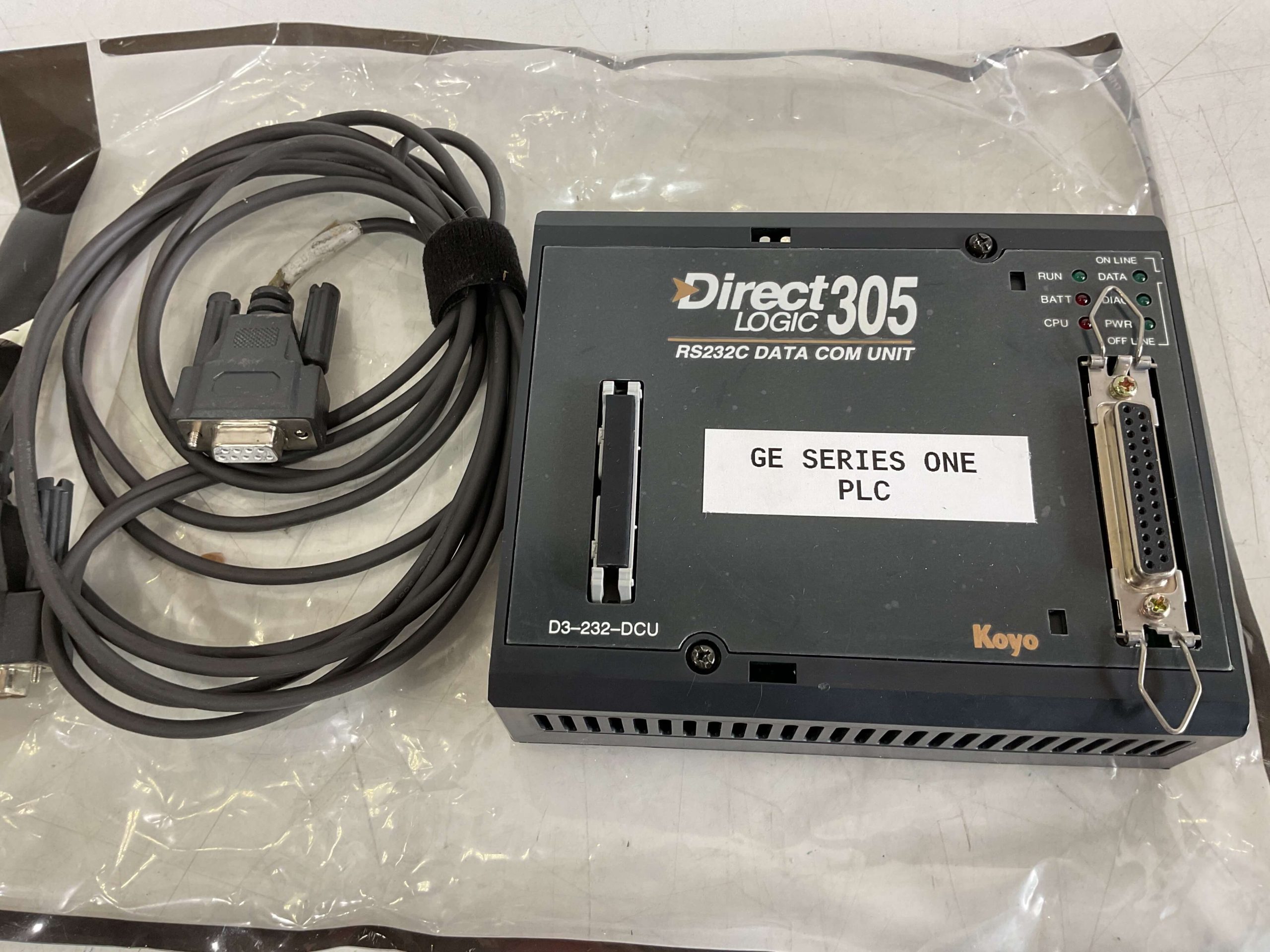 Automation Direct Logic Model D3-232-DCU Data Com Unit with Cord EE2286 ...
