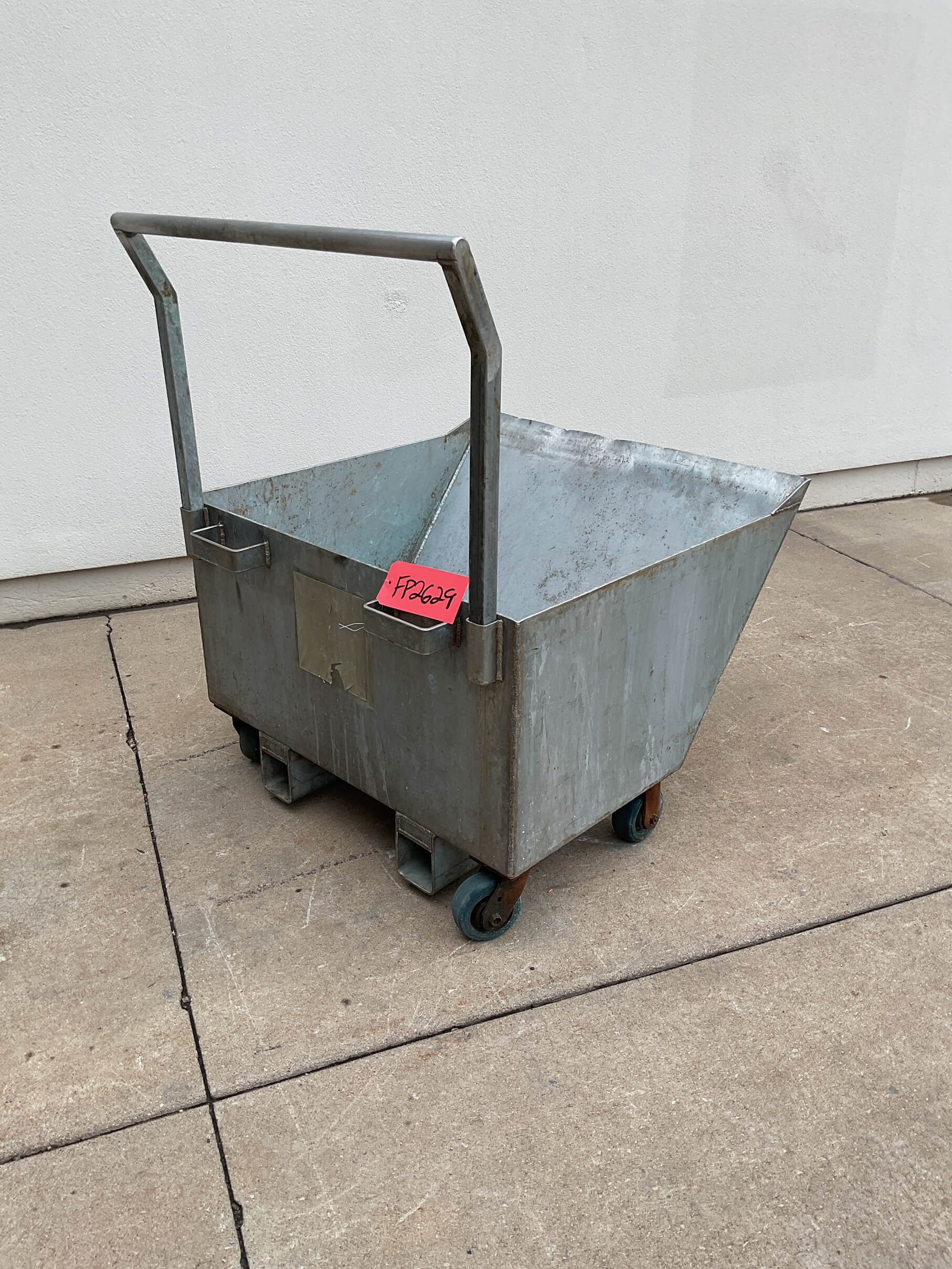 7 Cu' Stainless Steel Sludge Hopper FP2629 - Lanco Corporation | Used ...