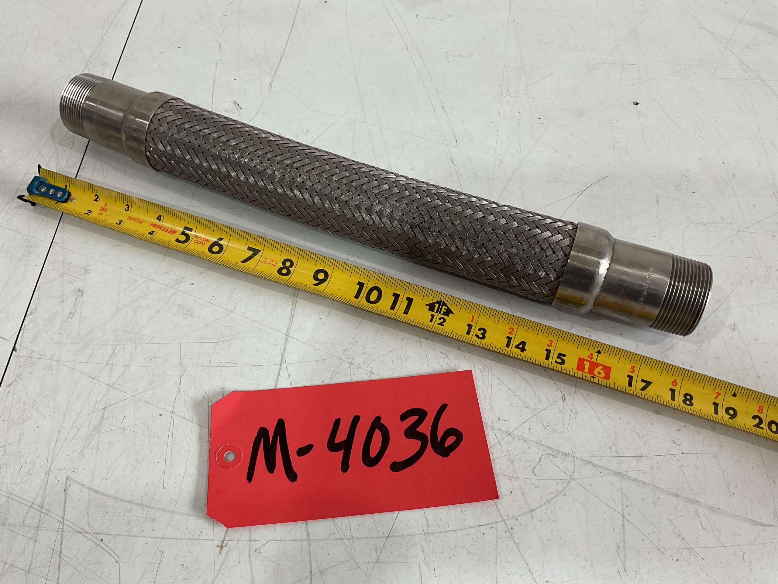 Hose Master Model G150SM180 304 Stainless Steel Flex Hose M4036 - Lanco Corporation | Used ...