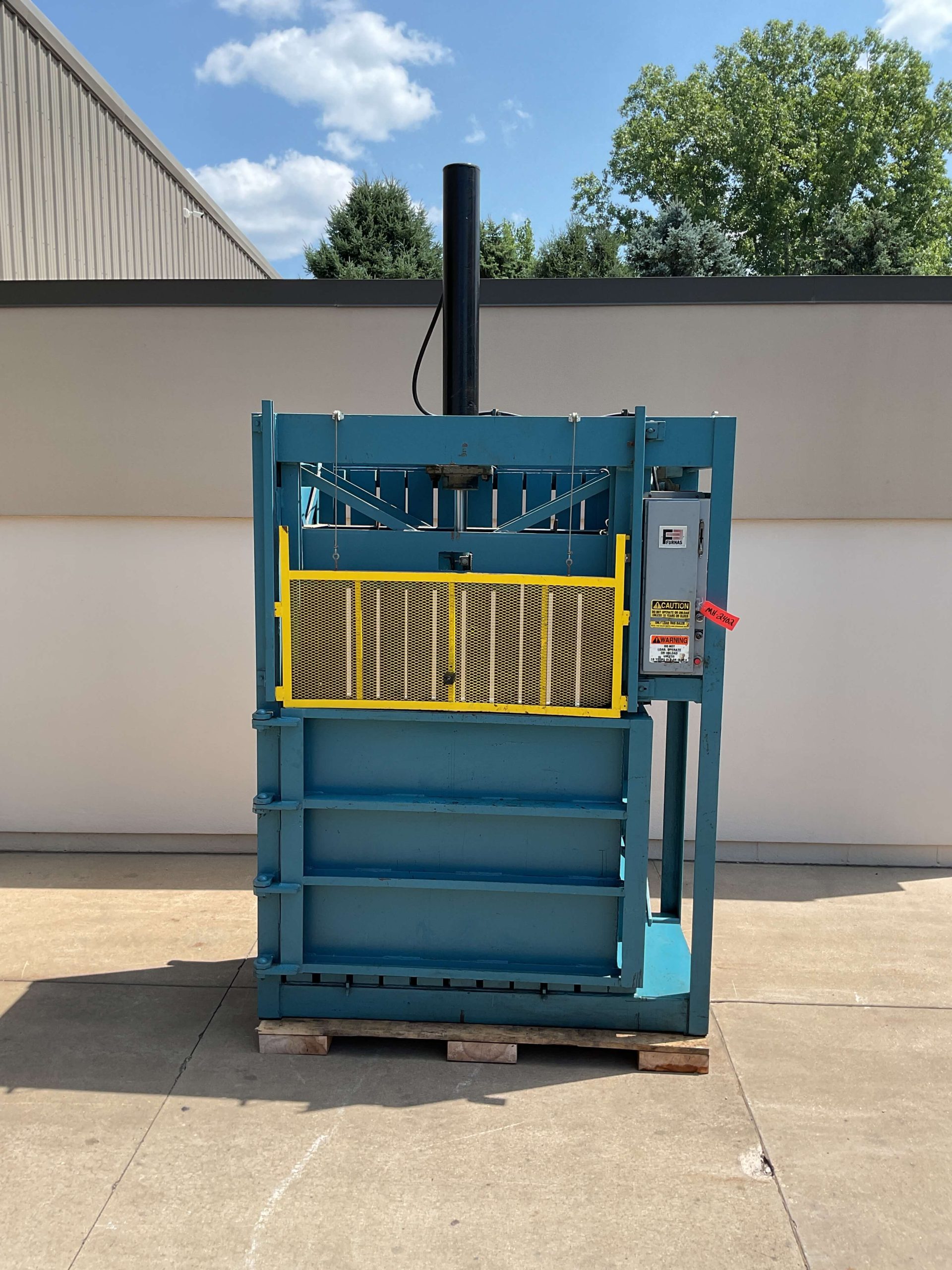 Dicom Vertical Cardboard Baler MH2402 - Lanco Corporation | Used ...