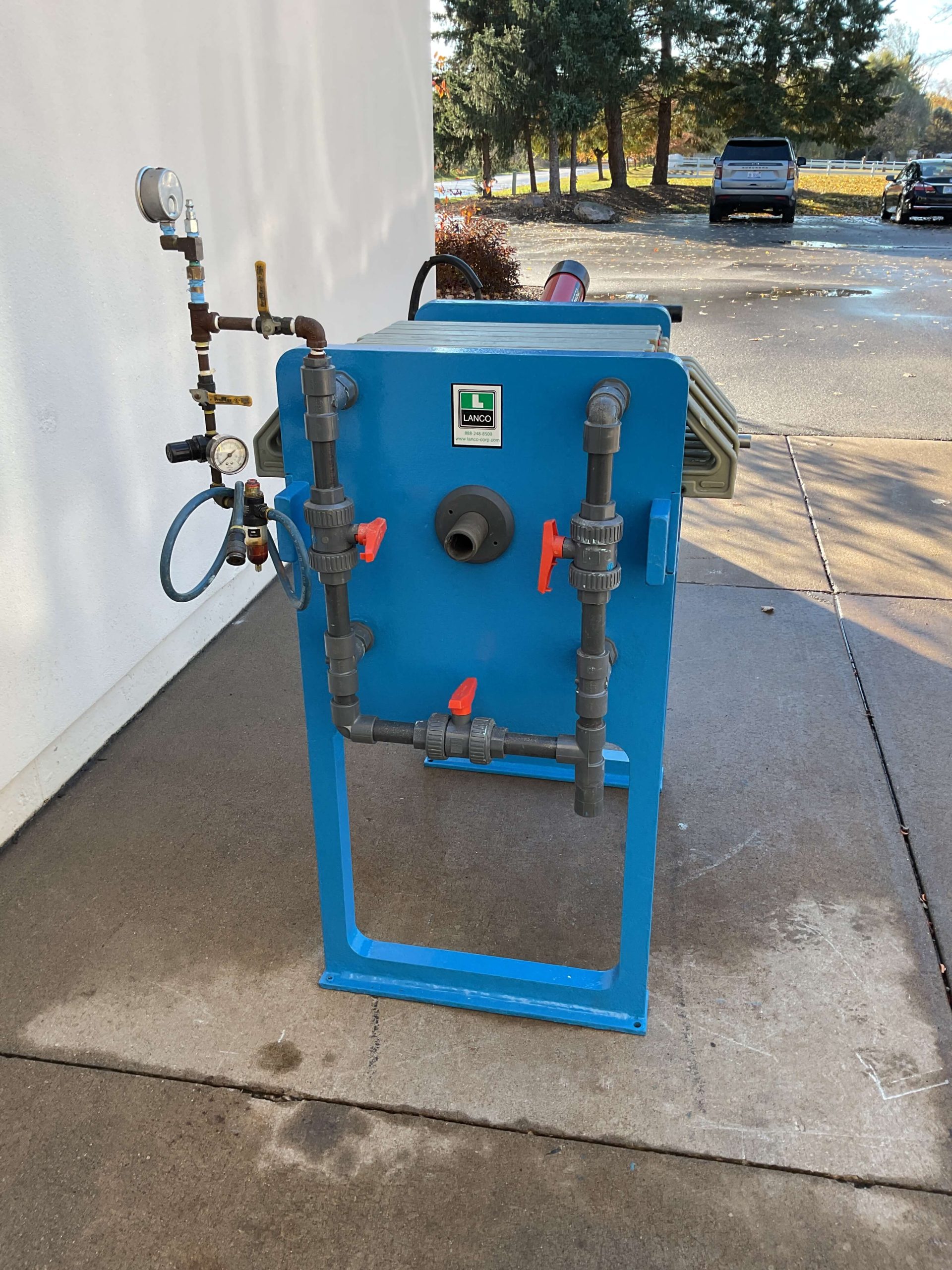 JWI 1 Cu' Manual Filter Press FP2637 - Lanco Corporation | Used ...