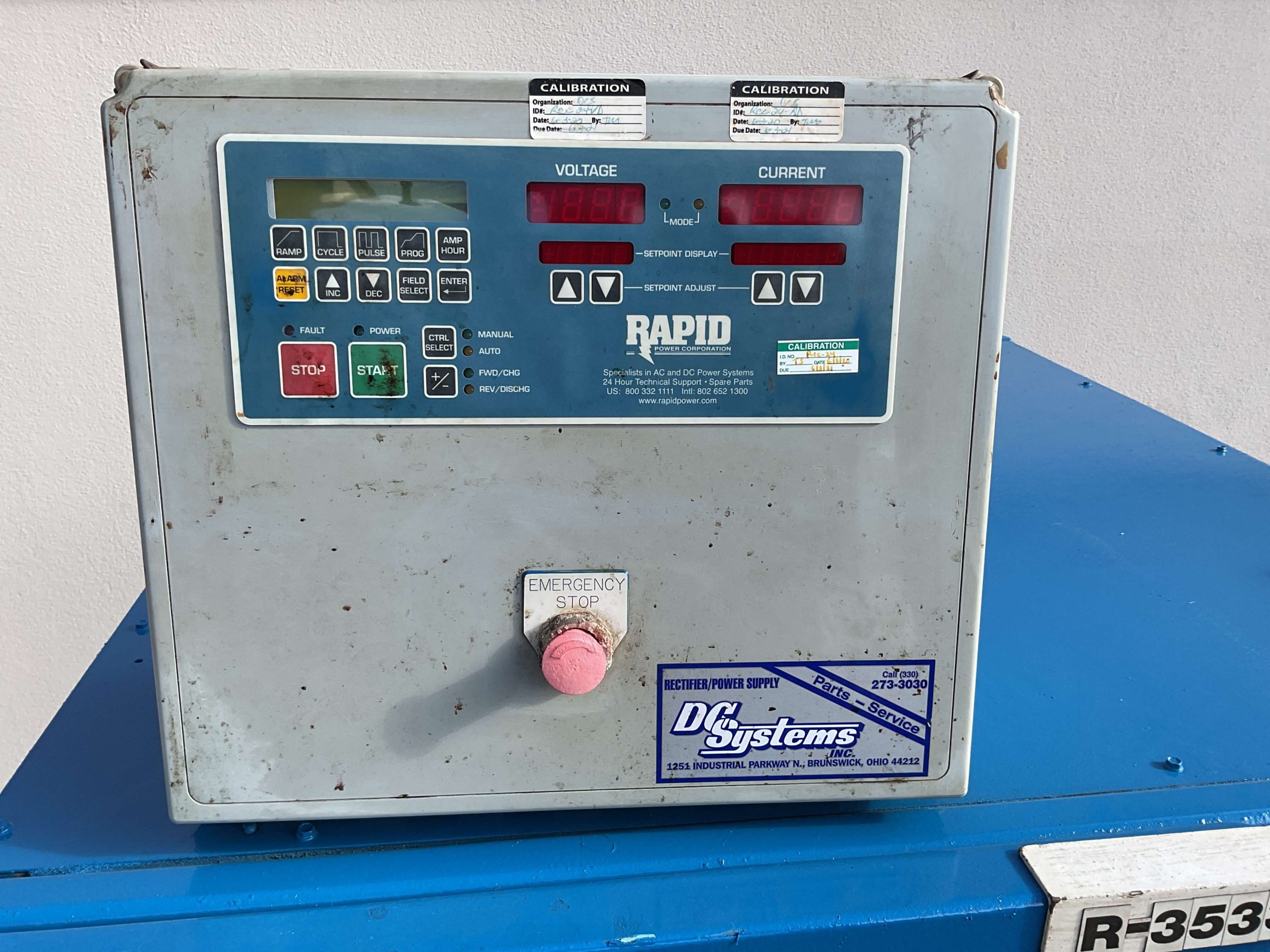 10000 Amp SASSC 9 Volt Rectifier R3533 - Lanco Corporation | Used ...