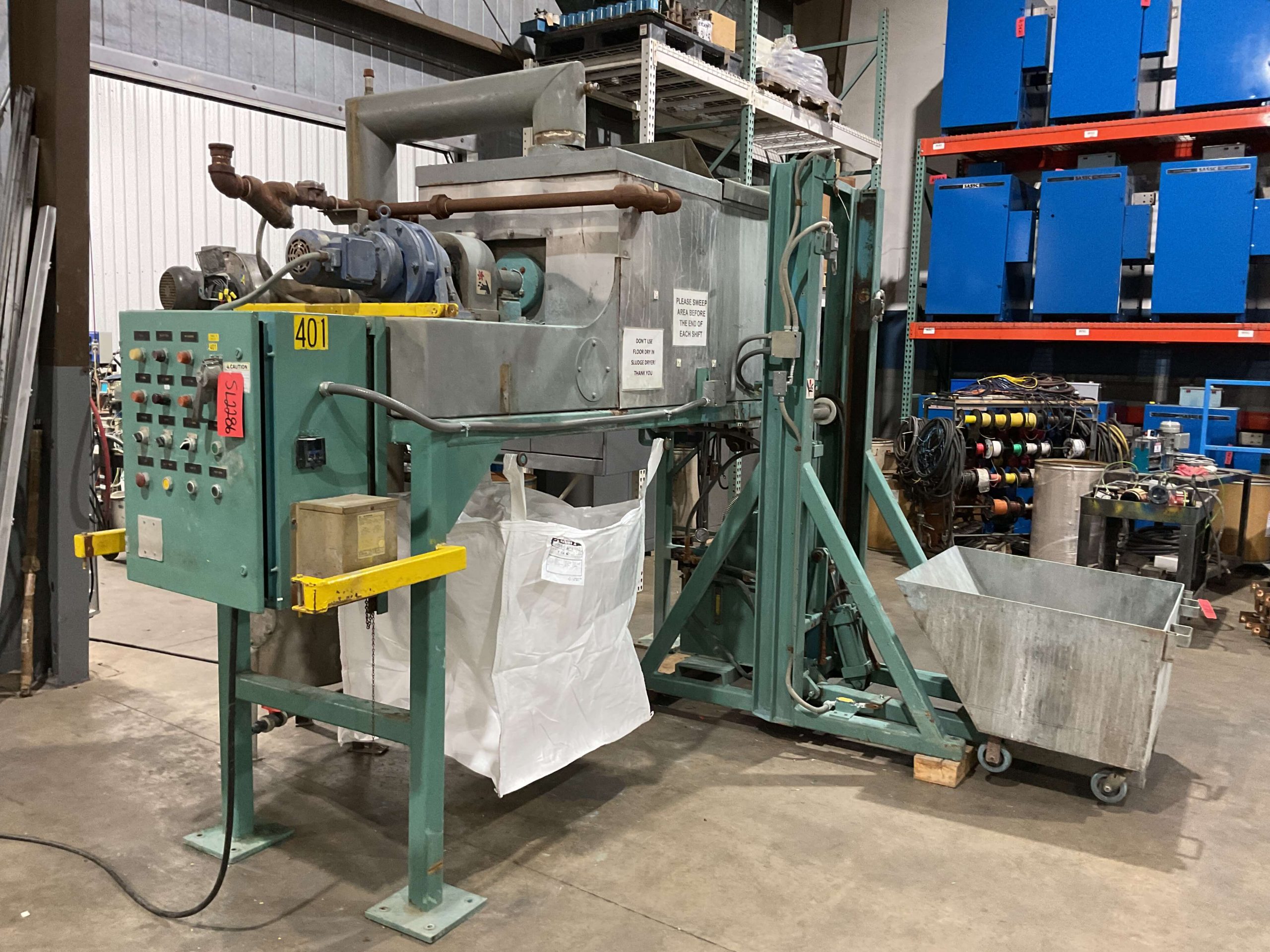 Hoffland Environmental SS Semi-Automatic Steam Batch Sludge Dryer ...