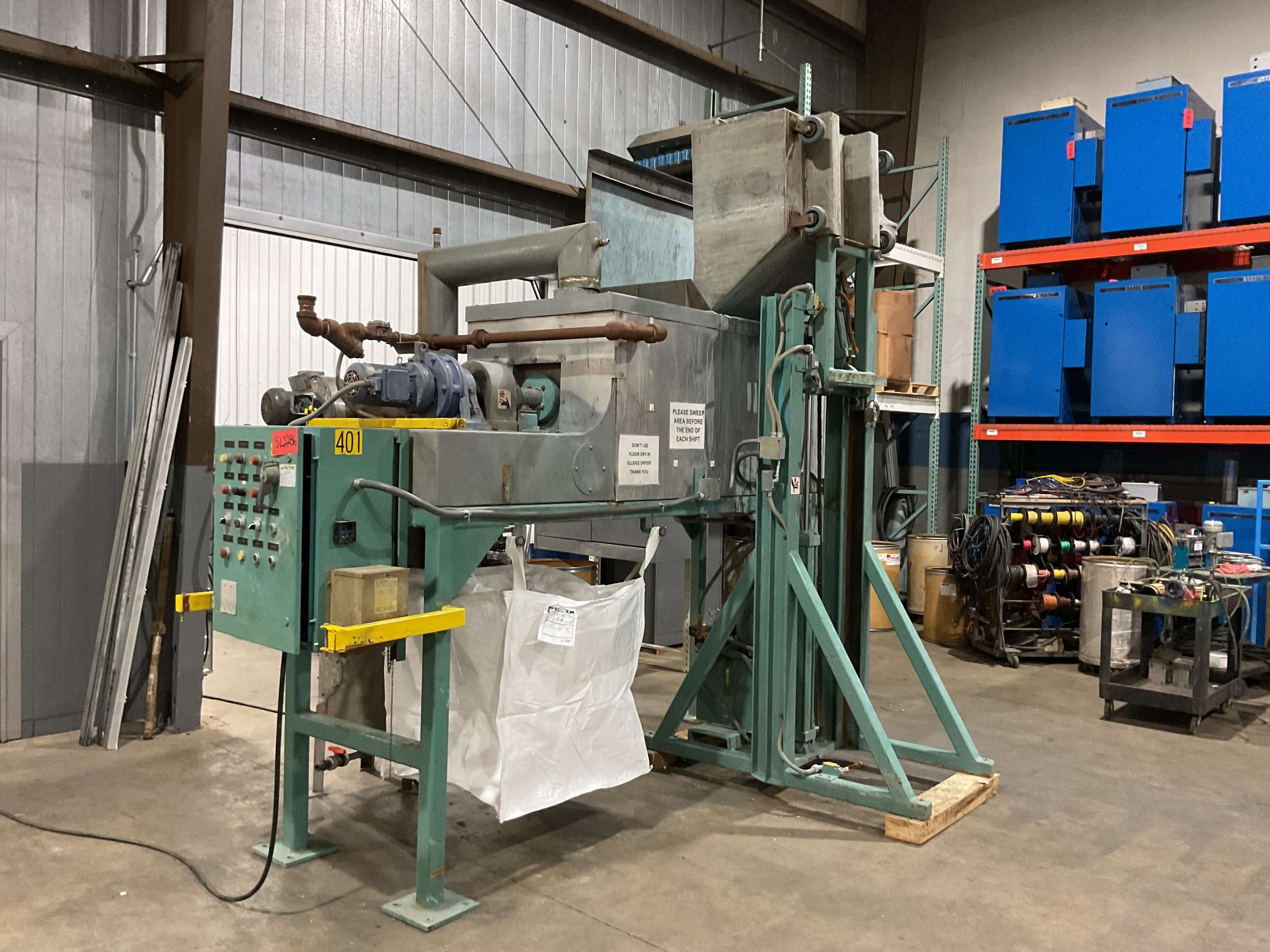 Hoffland Environmental SS Semi-Automatic Steam Batch Sludge Dryer ...