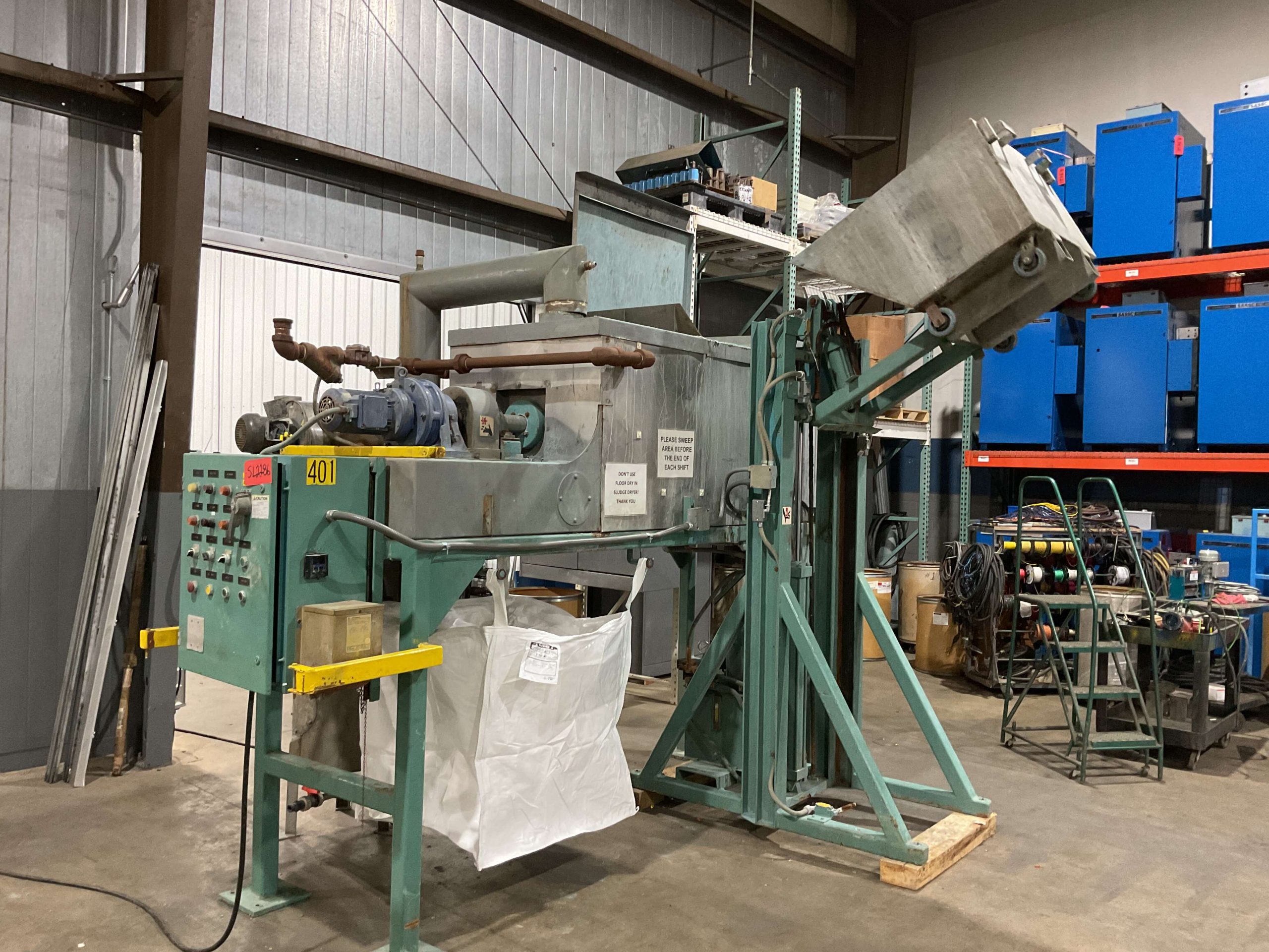 Hoffland Environmental SS Semi-Automatic Steam Batch Sludge Dryer ...