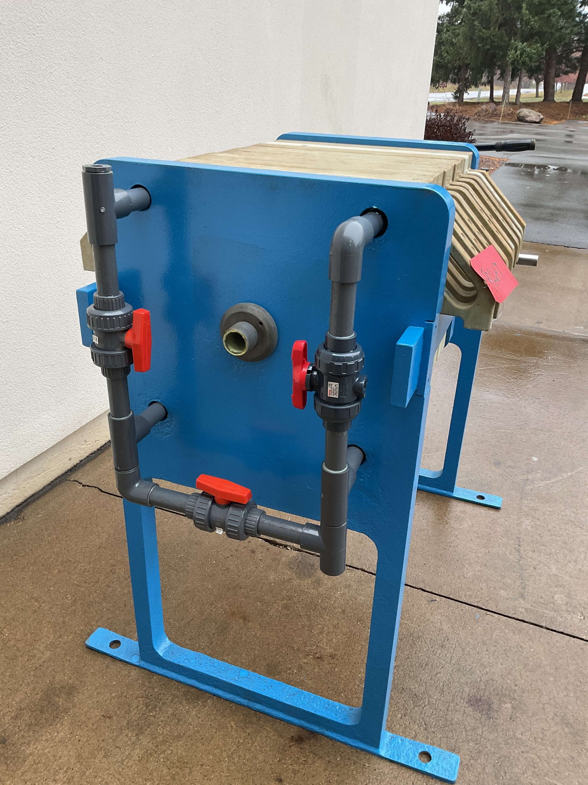 JWI 1.75 Cu' Manual Filter Press FP2647 - Lanco Corporation | Used ...