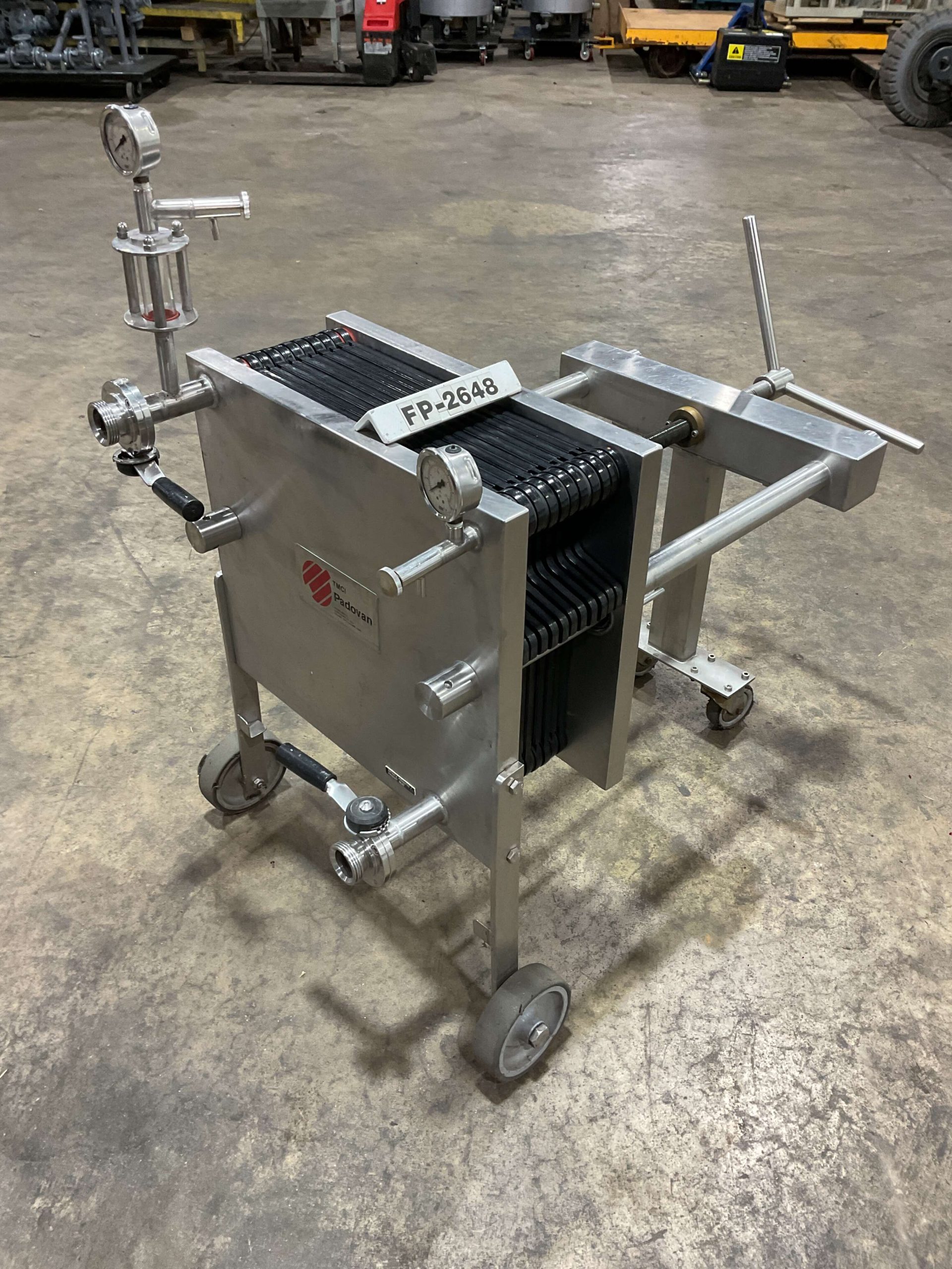 TMCI Padovan 1 Cu' Plate and Frame Filter Press FP2648 - Lanco ...