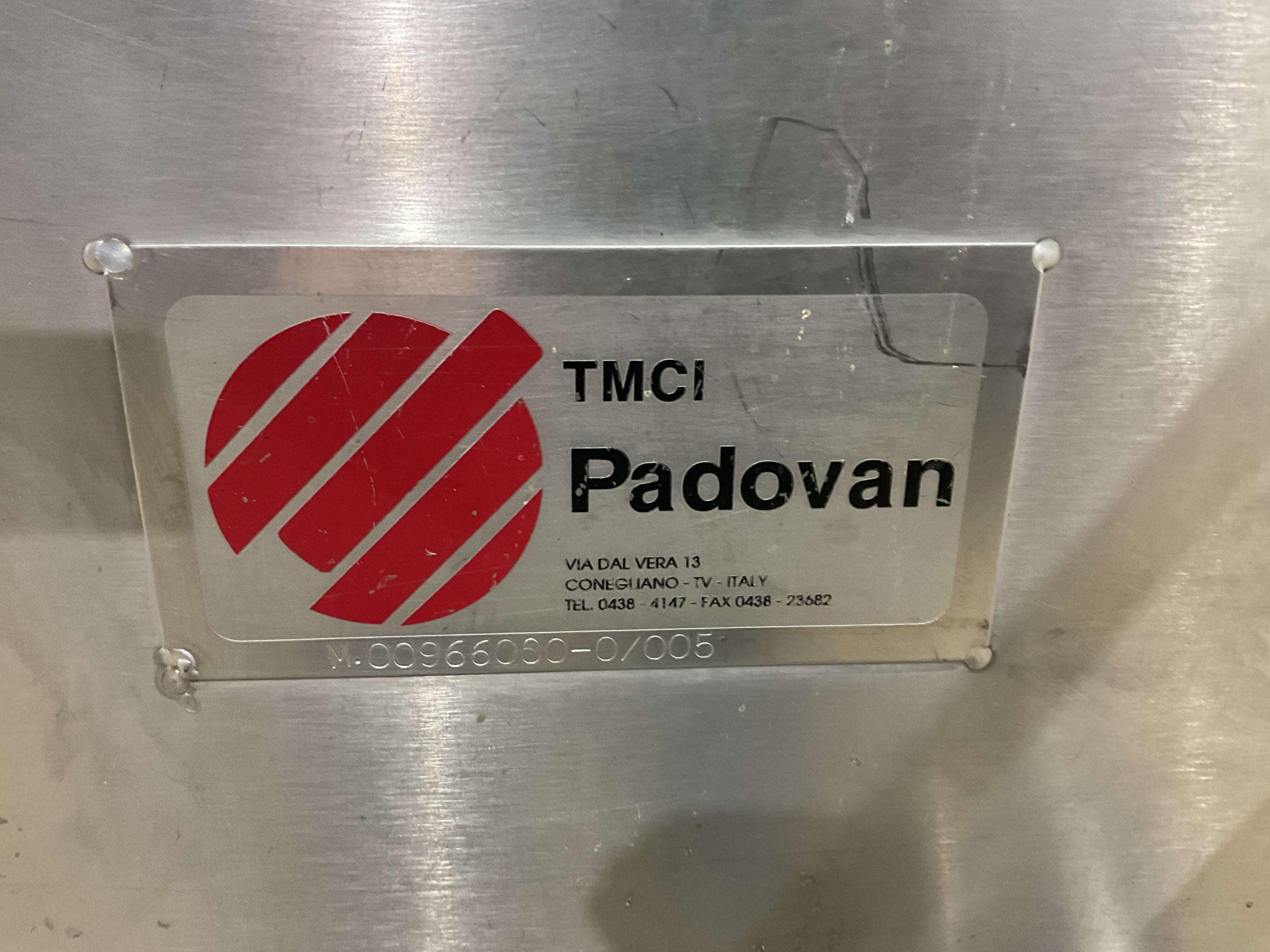 TMCI Padovan 1 Cu' Plate and Frame Filter Press FP2648 - Lanco ...